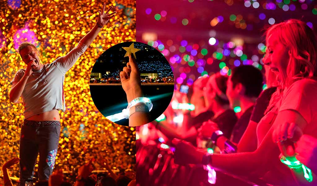 Coldplay: Conoce las pulseras de color que te dan en sus conciertos